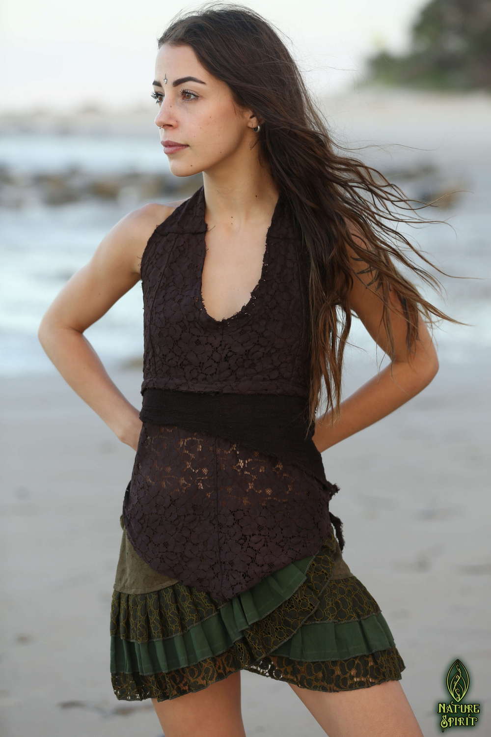Frilly Pixie Mini Skirt – Nature Spirit